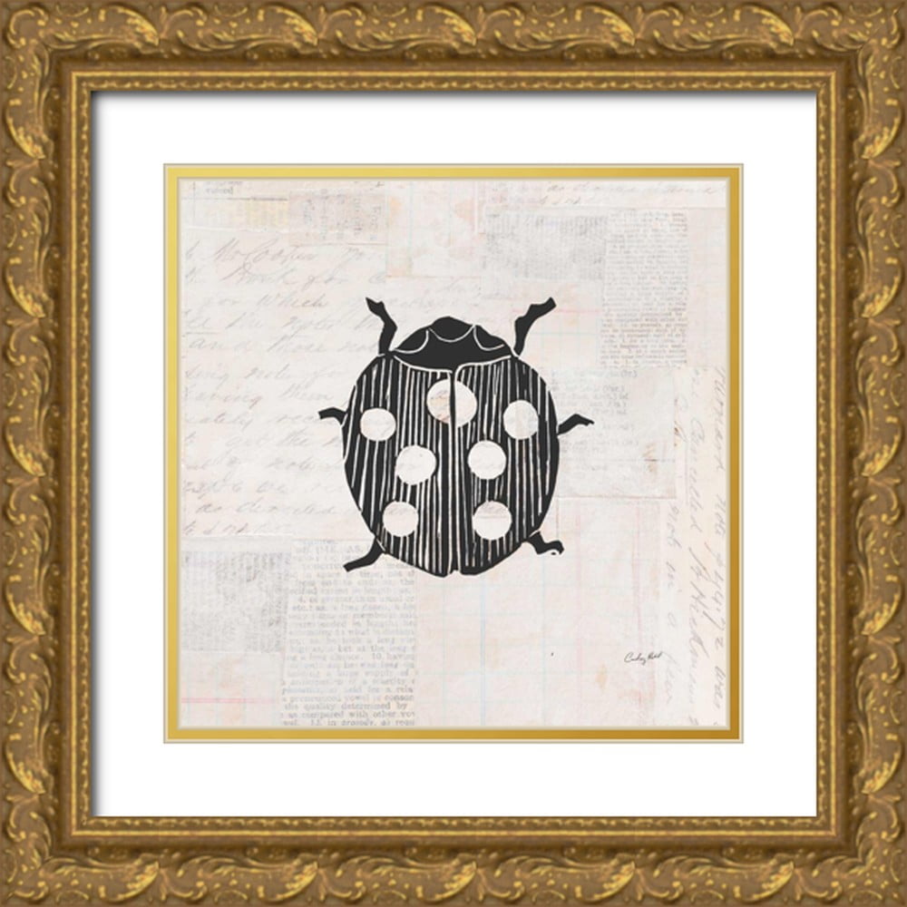 Prahl, Courtney 26x26 Gold Ornate Wood Framed with Double Matting ...