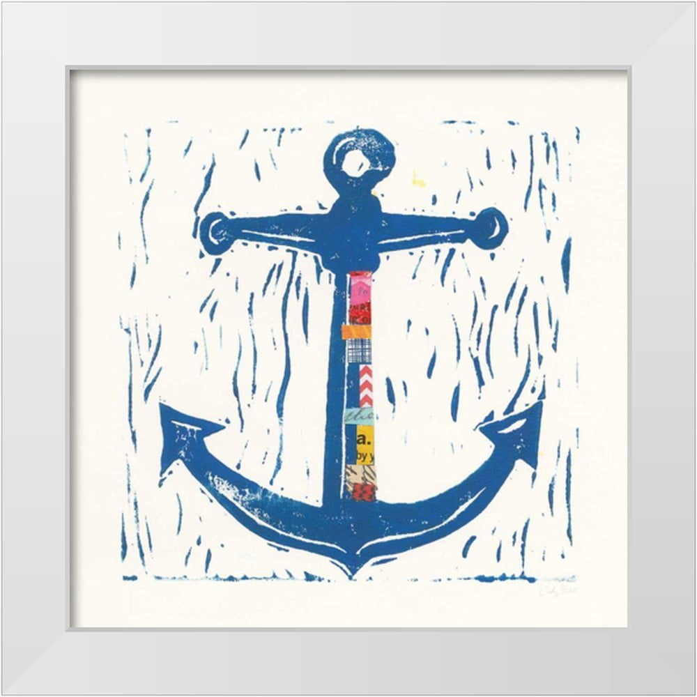 Prahl, Courtney 26x26 White Modern Wood Framed Museum Art Print Titled ...