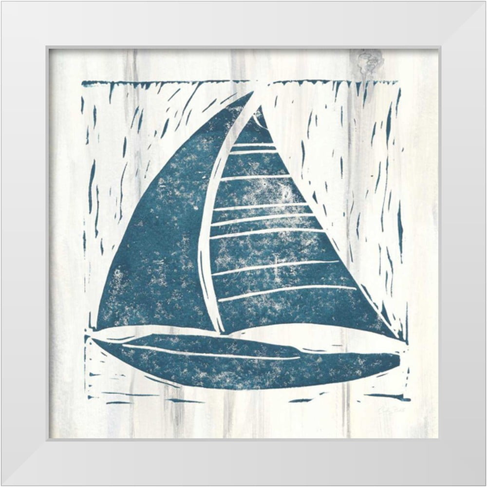 Prahl, Courtney 26x26 White Modern Wood Framed Museum Art Print Titled ...