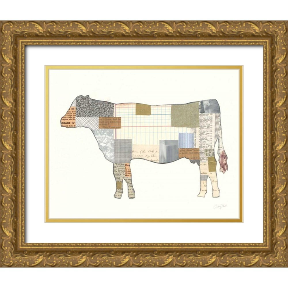 Prahl, Courtney 32x26 Gold Ornate Wood Framed with Double Matting ...