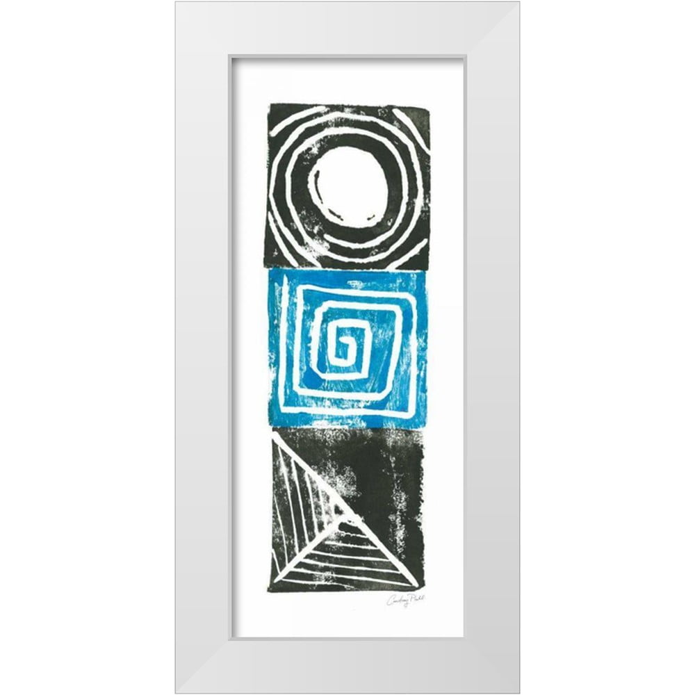 Prahl, Courtney 8x14 White Modern Wood Framed Museum Art Print Titled ...