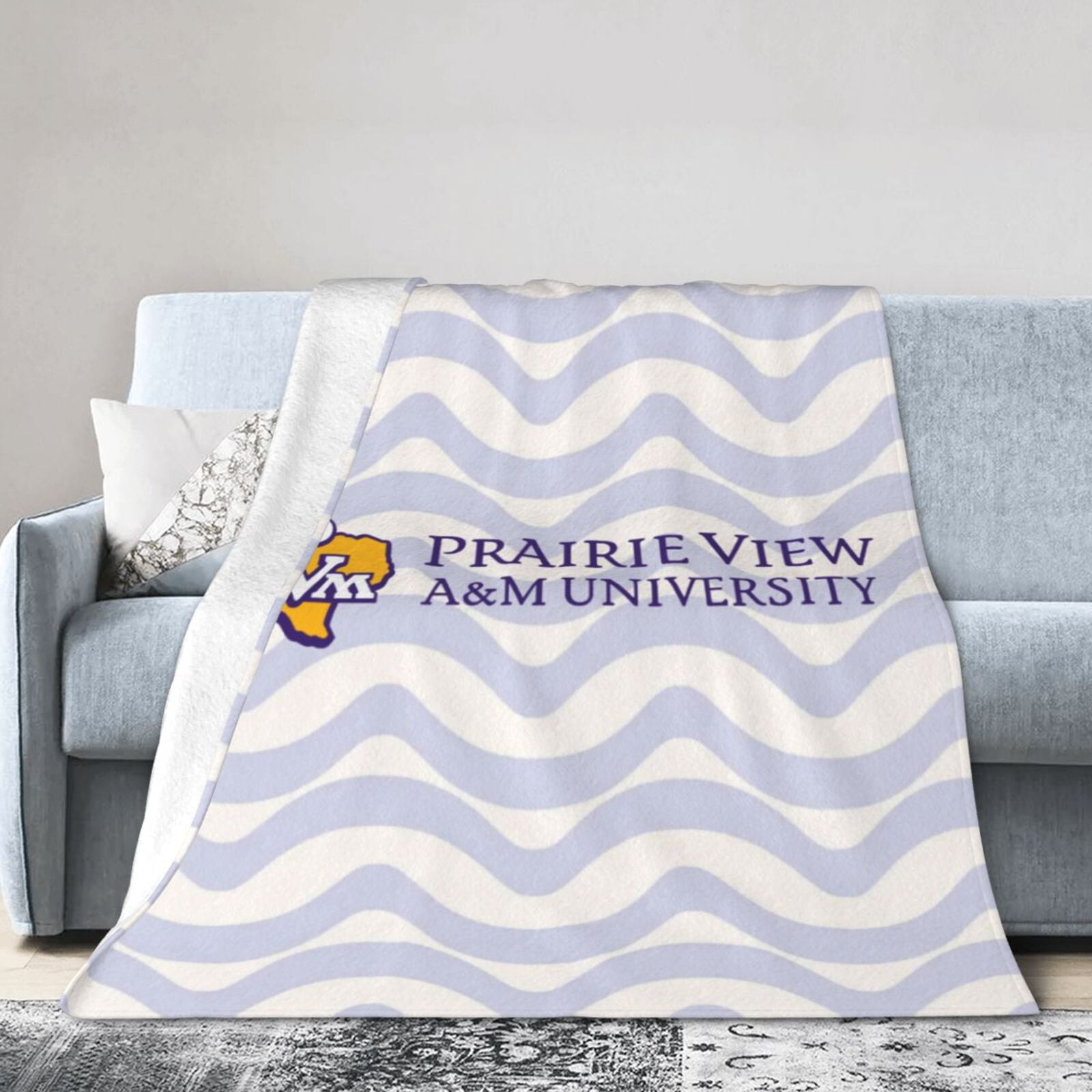 Prairie A View A&M University Logo Ultra-Soft Micro Fleece Blanket ...
