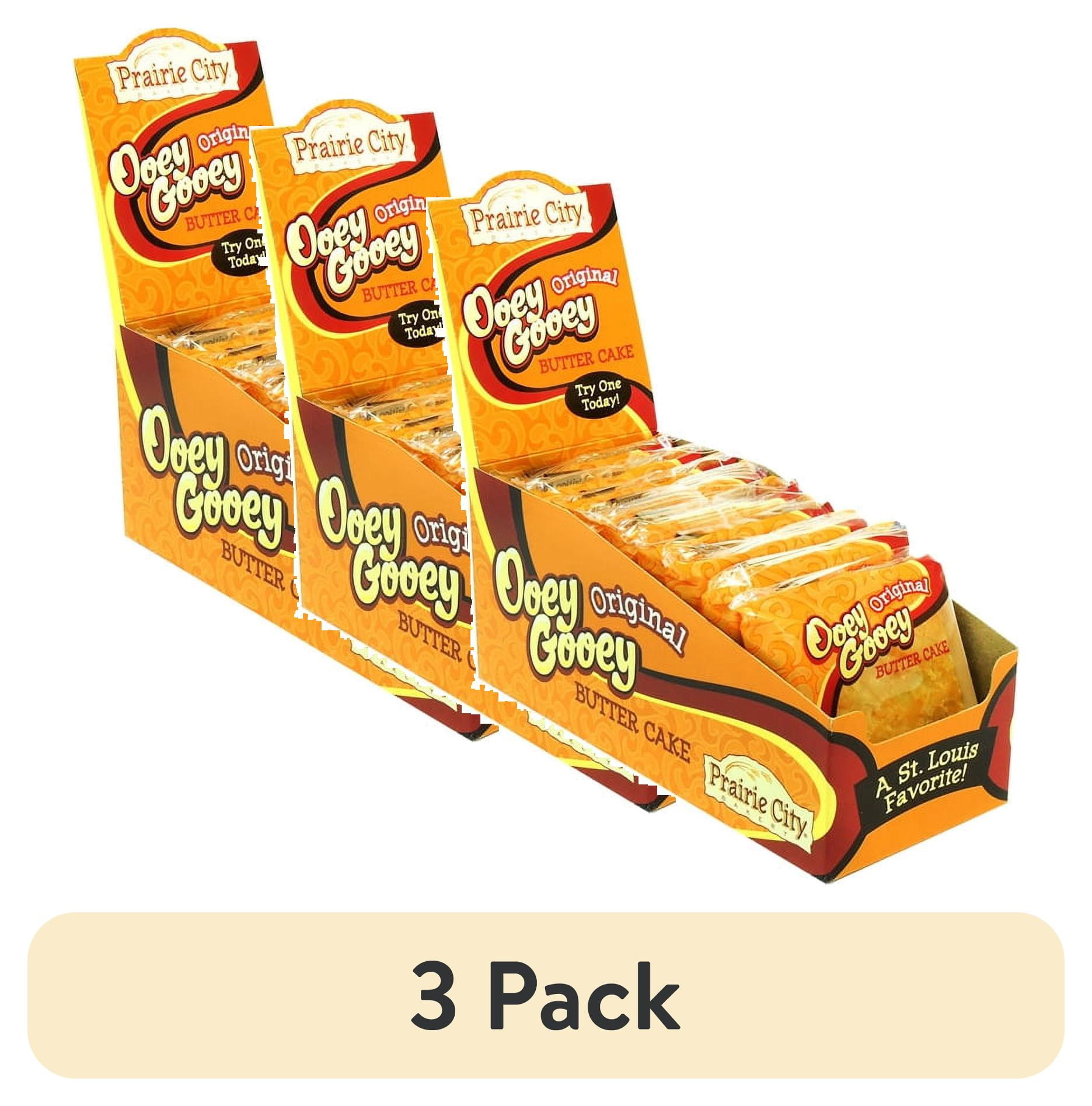(3 pack) Prairie City Bakery Ooey Gooey Butter Cake, 10 Cakes, Original ...