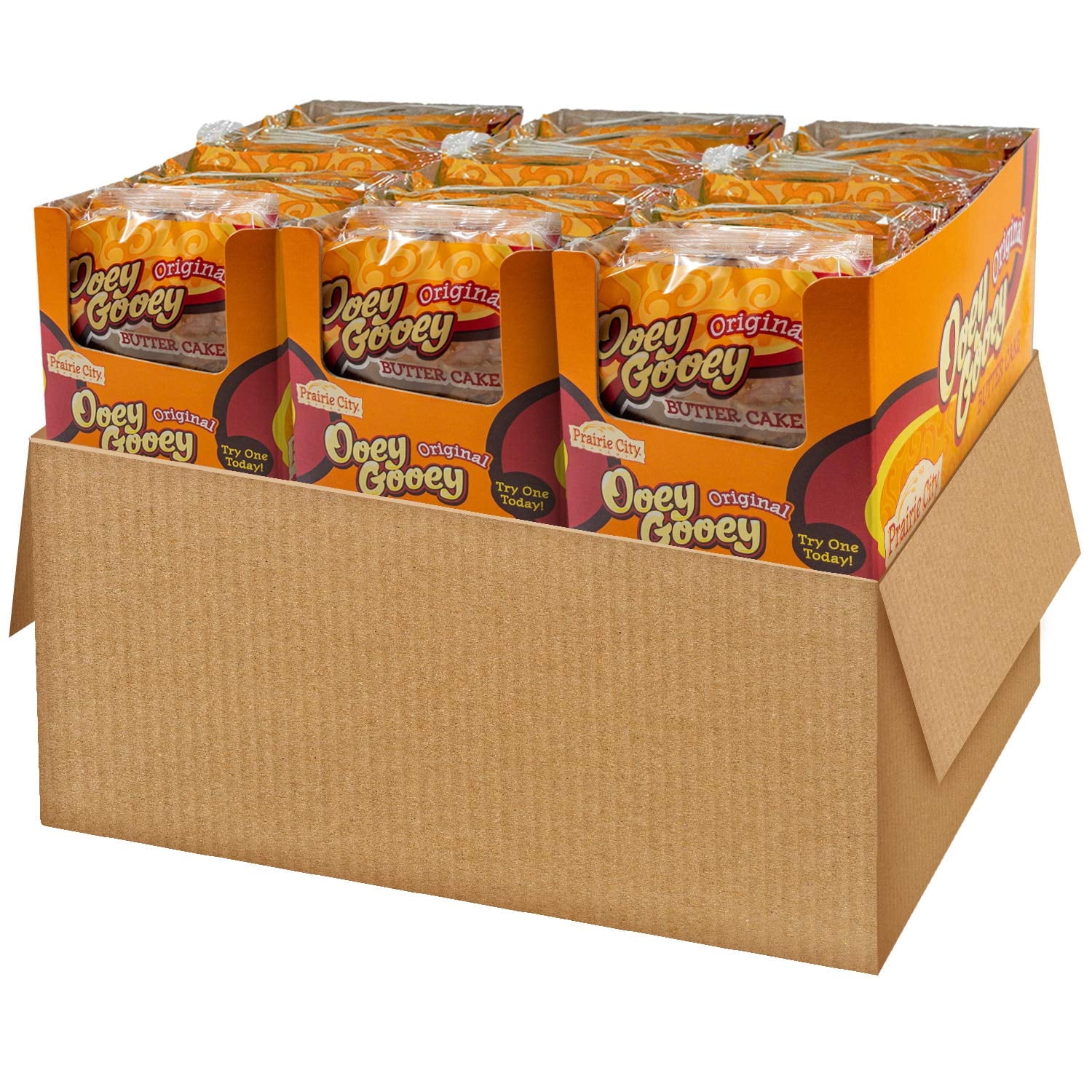 Prairie City Bakery Original Ooey Gooey Butter Cake, 3 Boxes, 30 ...