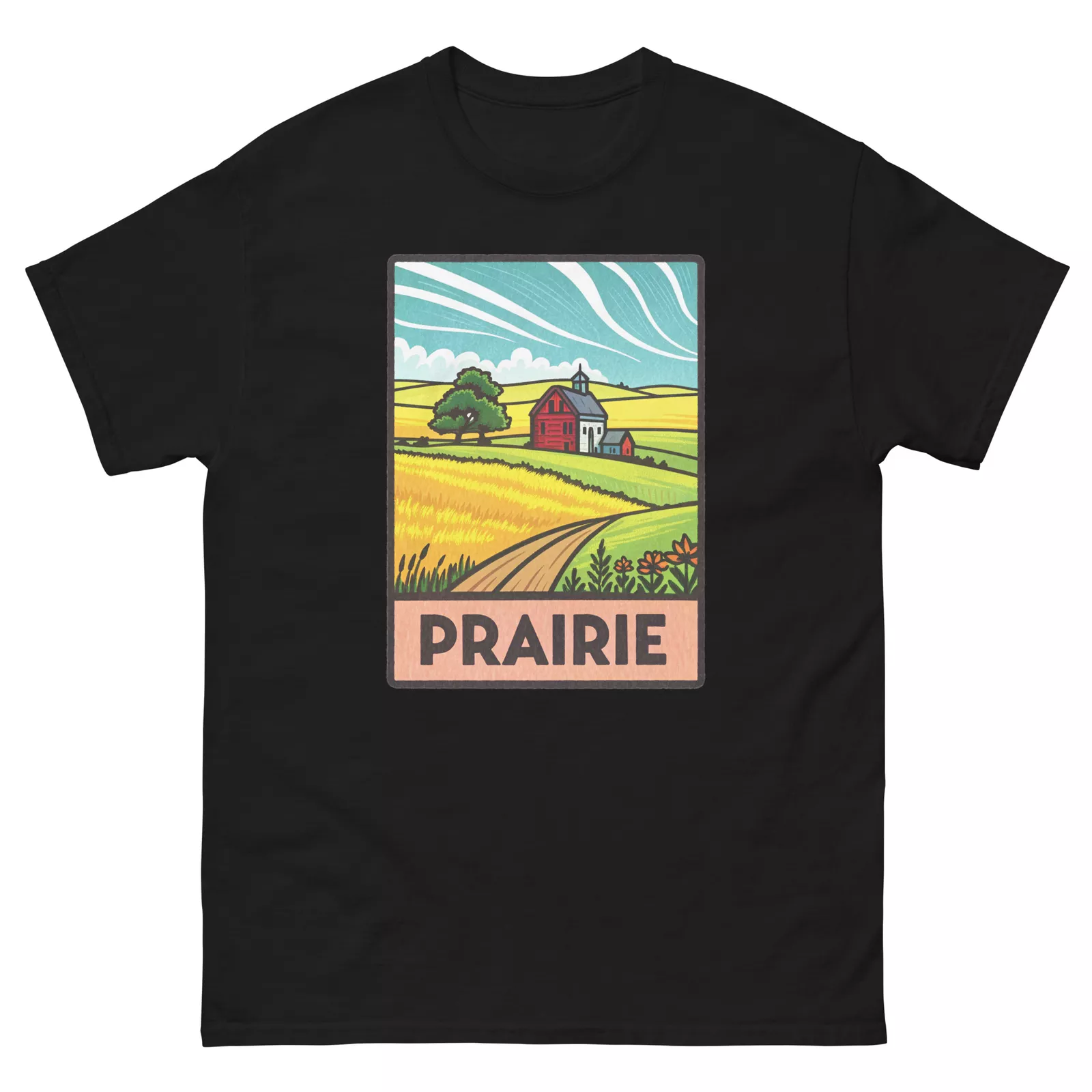 Prairie Geographical Landscape Location Scenery T-Shirt - Walmart.com