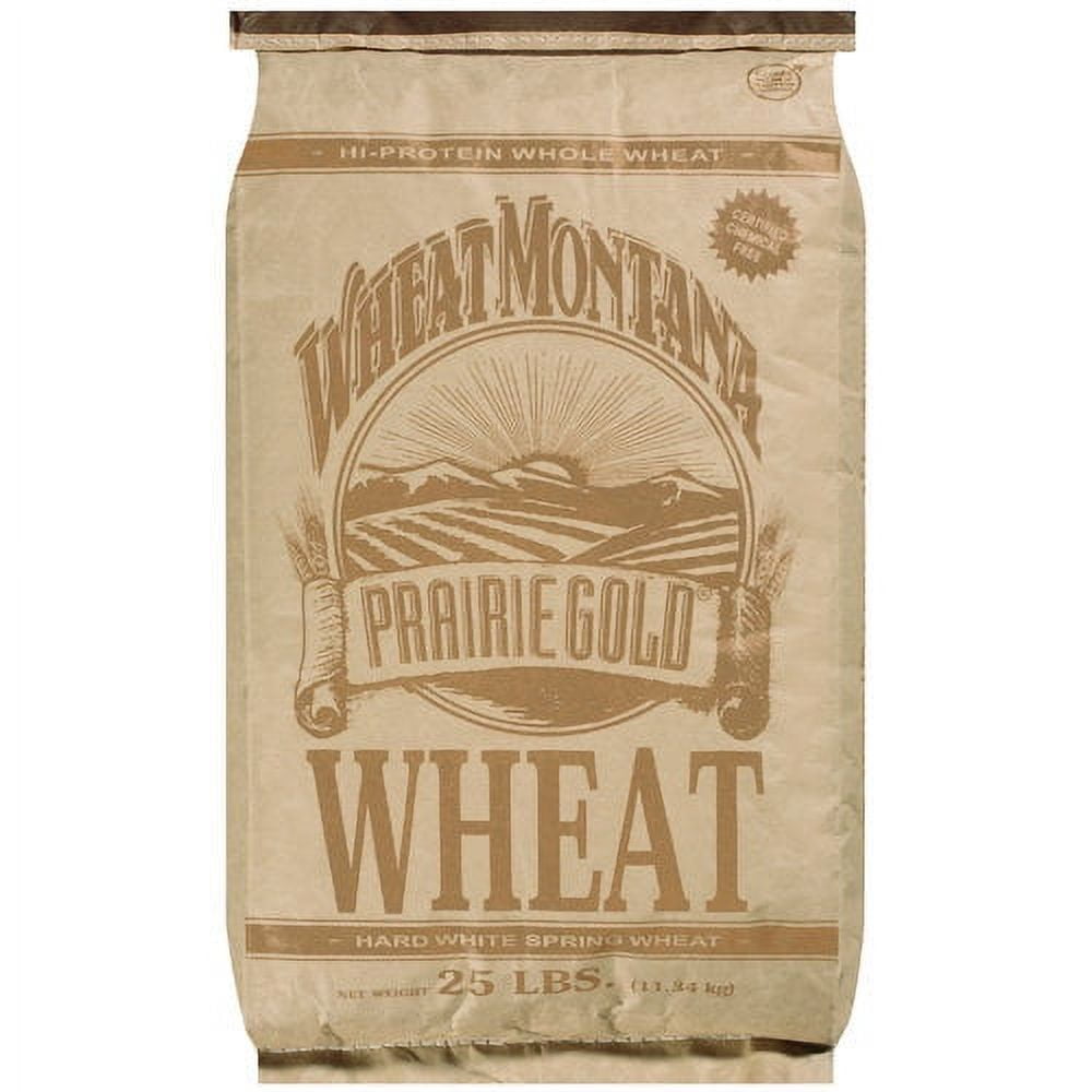 Wheat Montana Prairie Gold Hard White Spring Wheat Berries, Naturally ...
