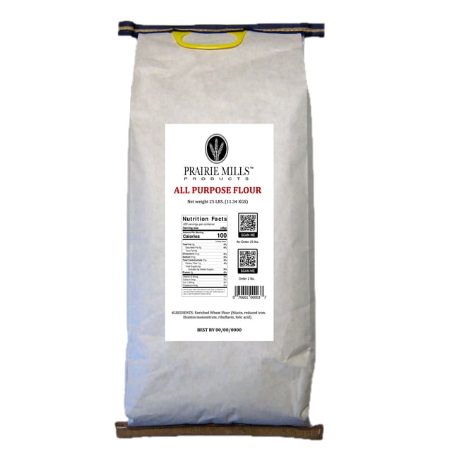 Prairie Mills All Purpose Flour (25 lbs.) - Walmart.com