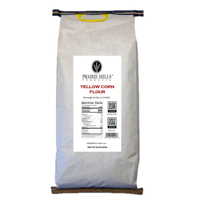 Prairie Mills Yellow Corn Flour 25lb Bag in Box - Walmart.com