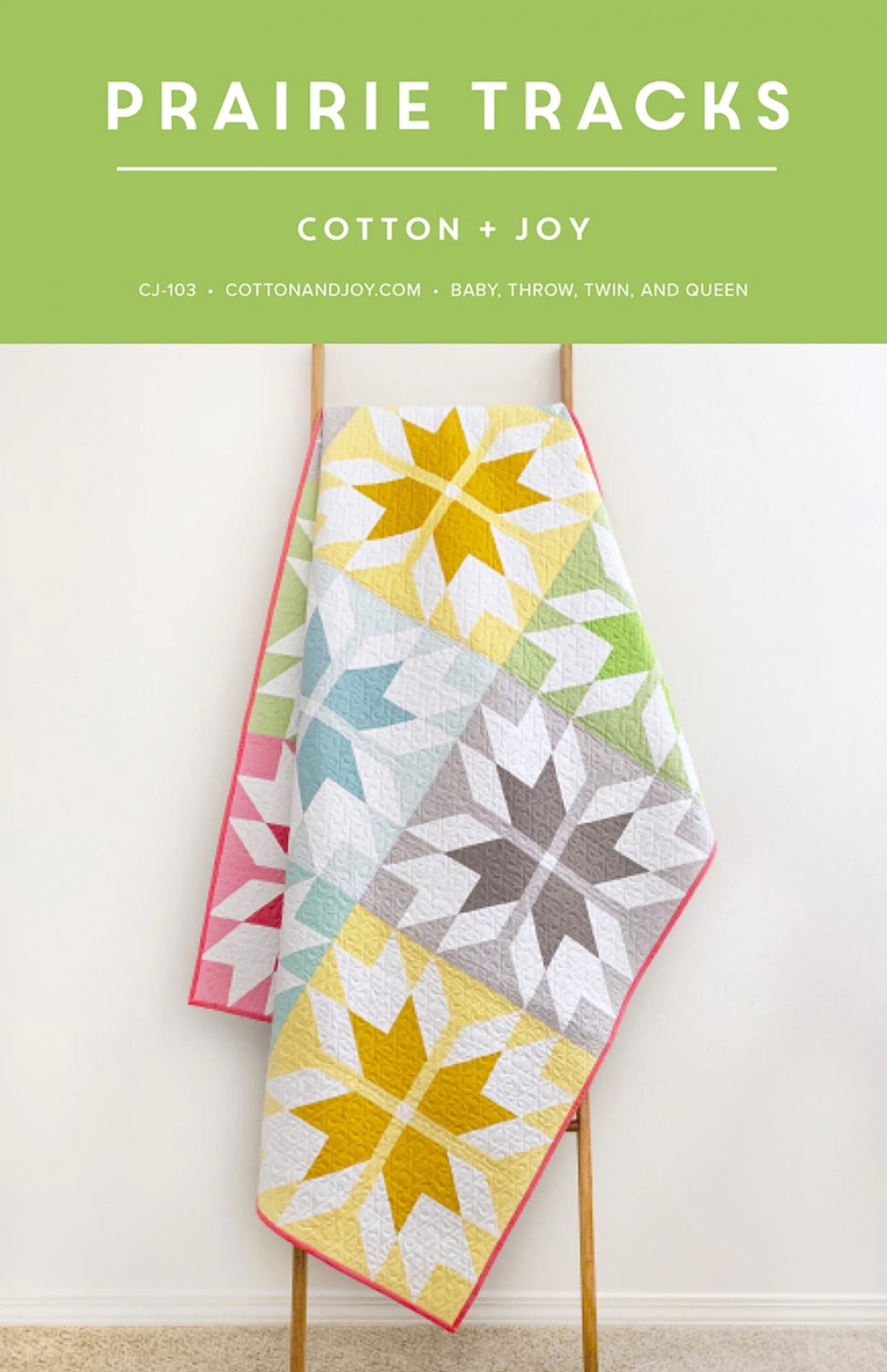Prairie Tracks Quilt Pattern by Cotton and Joy - Walmart.com