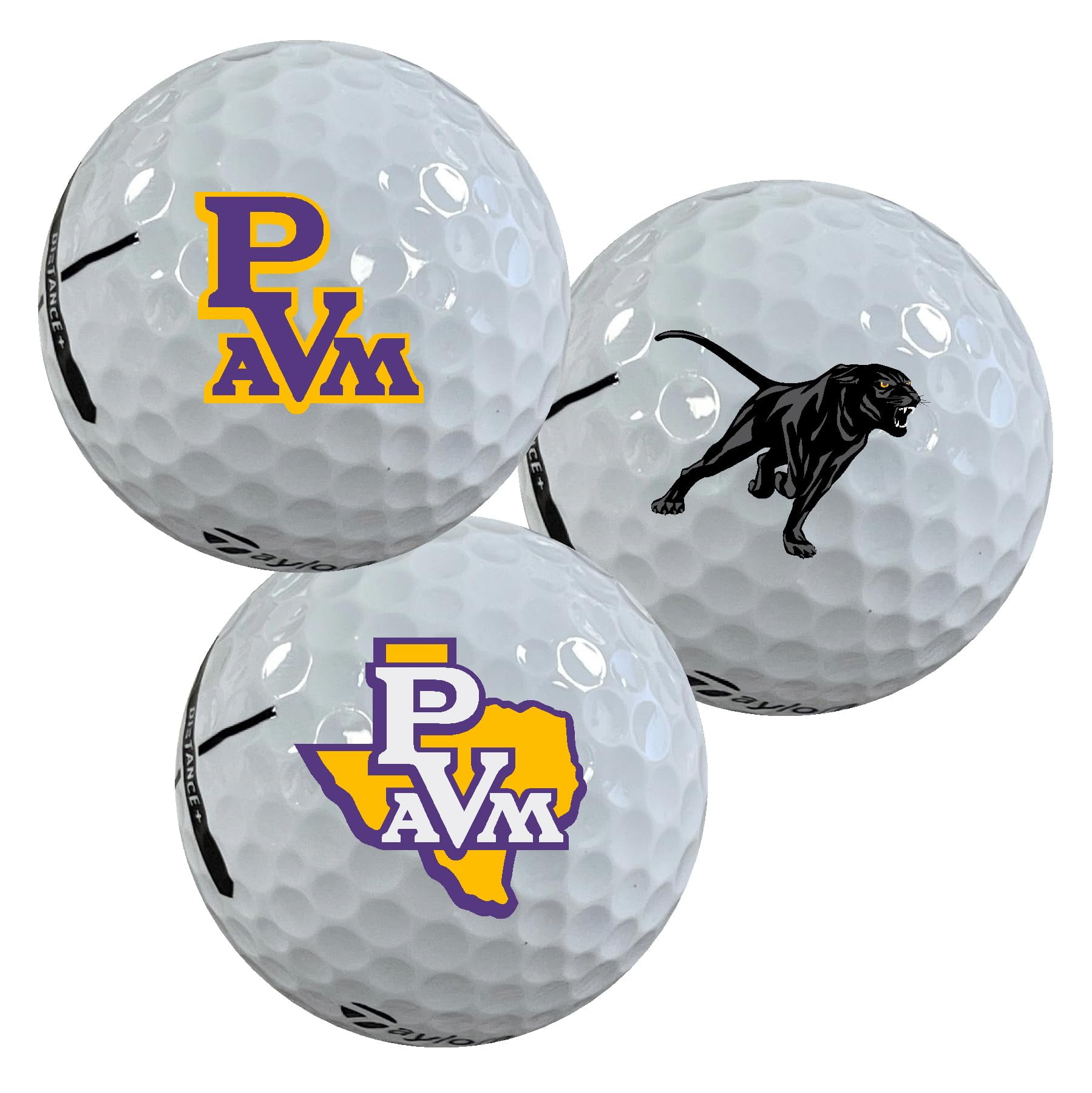 Prairie View A&M University Panthers Logo Edition Taylormade Distance+ ...