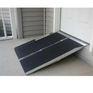 Silver Spring Portable Lightweight Multi-Fold Aluminum Wheelchair Ramp ...
