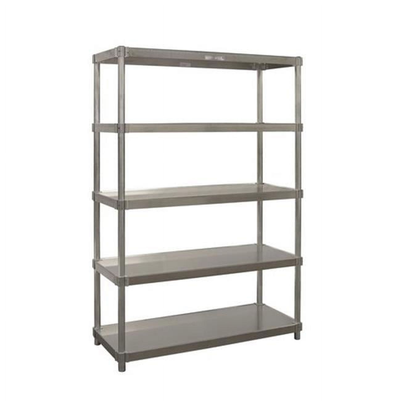 Prairie View N247248-5 Complete 5 Tier Shelving Units- 72 x 24 x 48 in ...