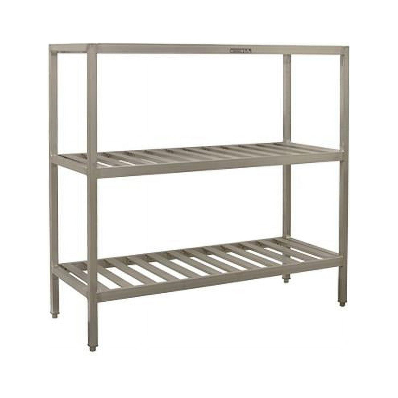 Prairie View SWT206060-3 Aluminum Institutional T-Bar Shelving with 3 ...