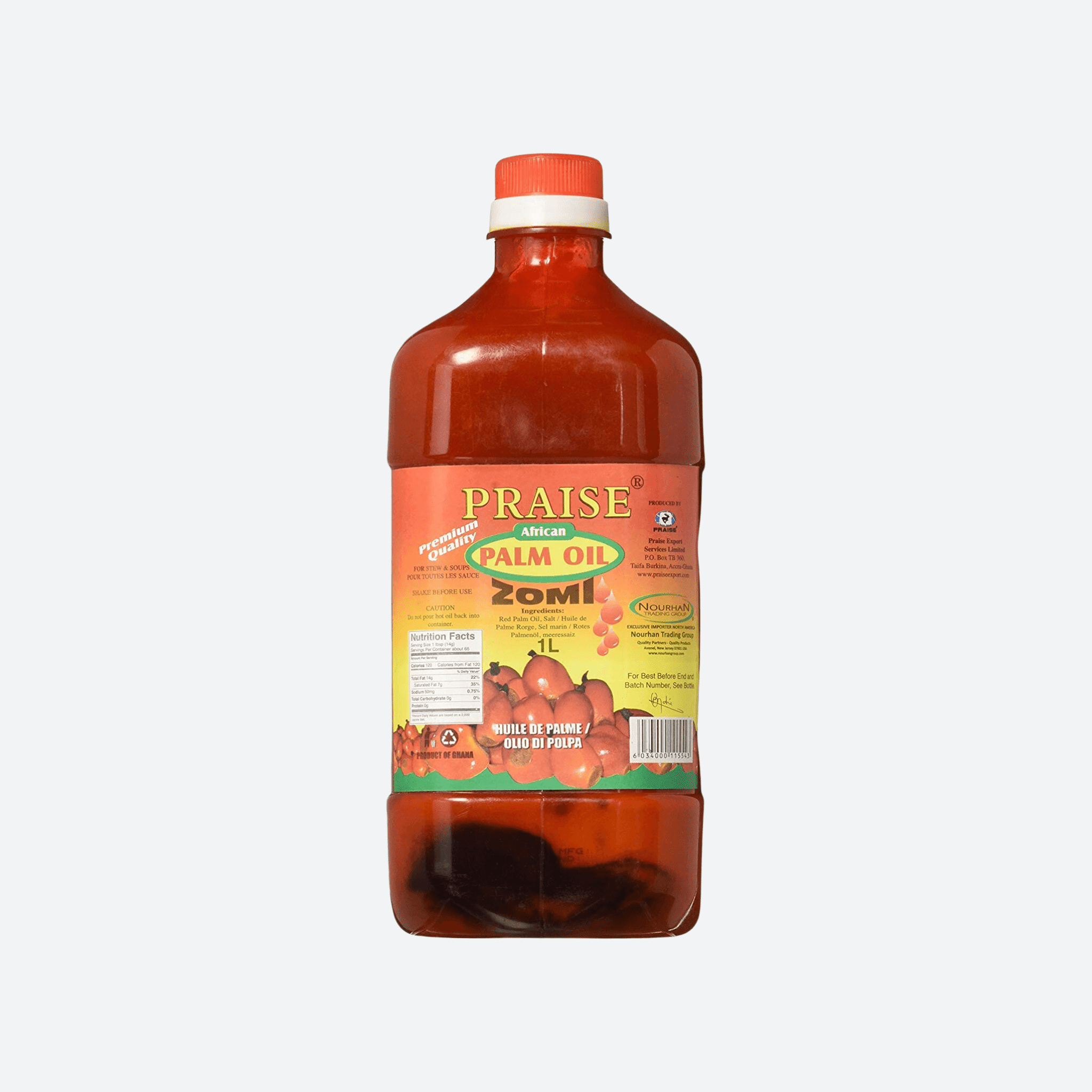 Praise African Palm Oil 1L-Zomi-Authentic Flavor for Traditional African Cooking - Walmart.com
