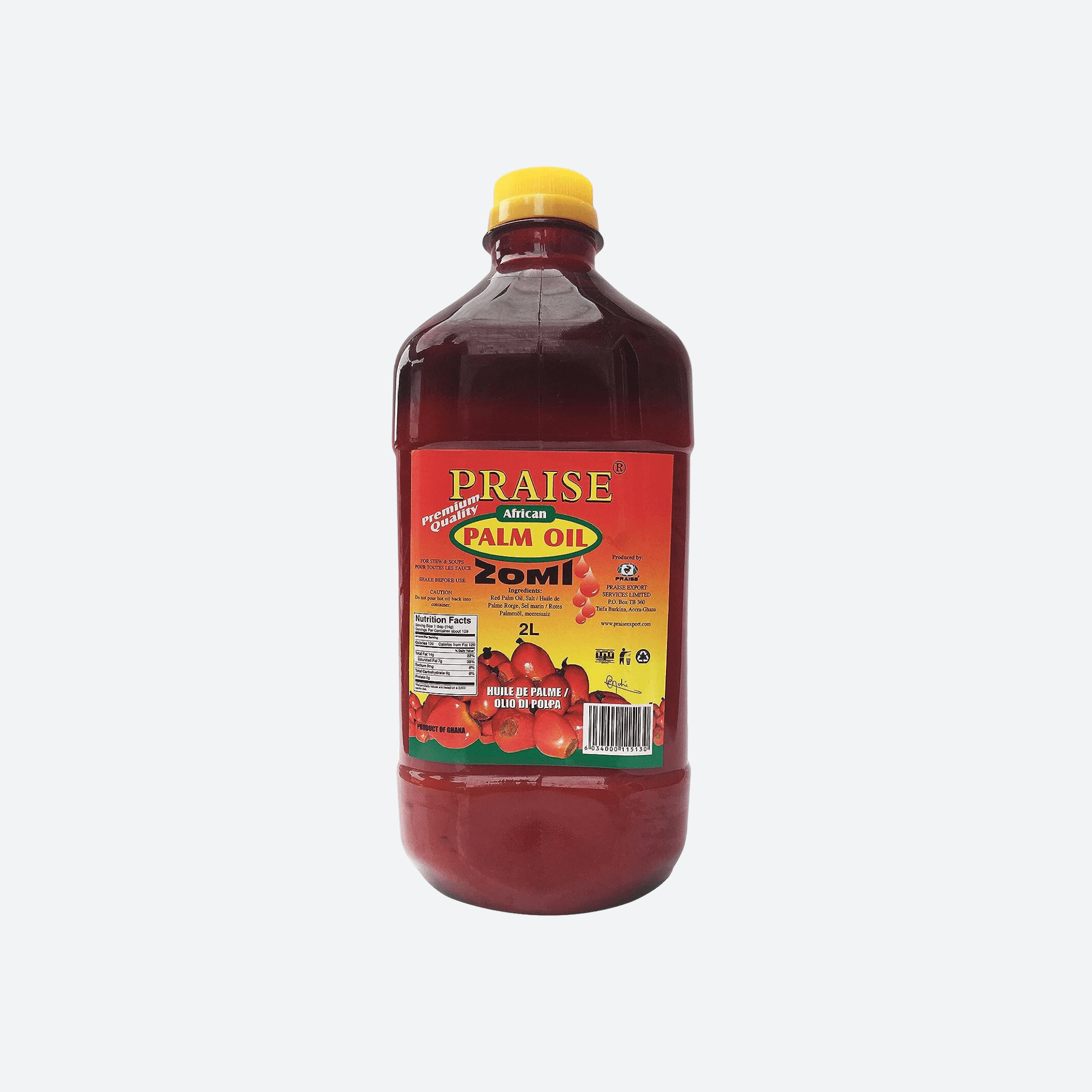 Praise African Palm Oil - 2L-Zomi Red Gold African Palm Oil - Walmart.com