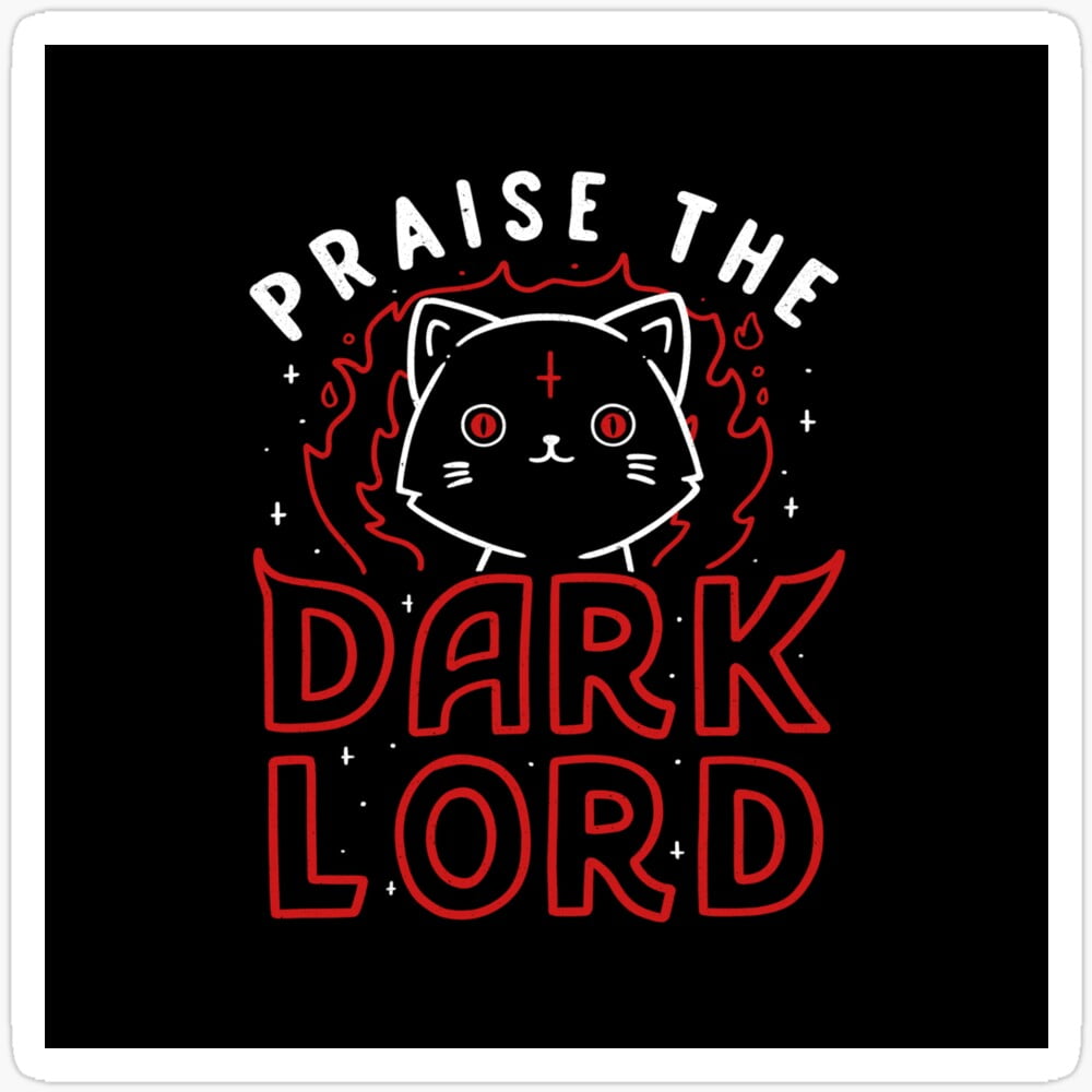 Praise The Dark Lord Sticker Phone Decal Water Bottle Stickers Car ...