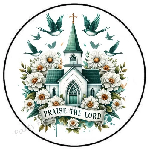 Praise The Lord Church Stickers Party Favors Phone Decal Water Bottle ...