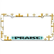 Jesus Saves, Religious License Plate Tag Frame, Multiple Colors ...