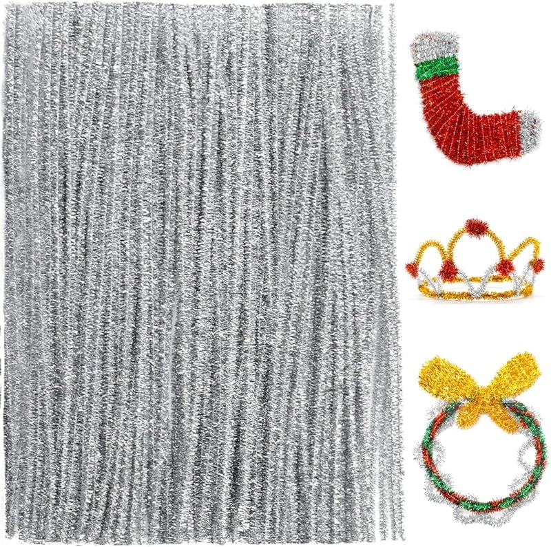 Praisebank Pipe Cleaners for Crafts (200pcs 20 Colors), 12 inch Long ...