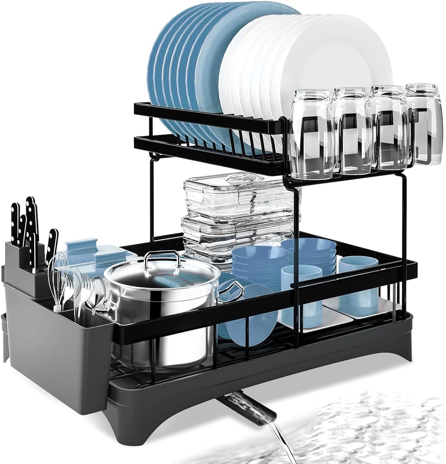 Prakal Dish Drying Rack Compact Dish Rack Multifunctional Kitchen ...
