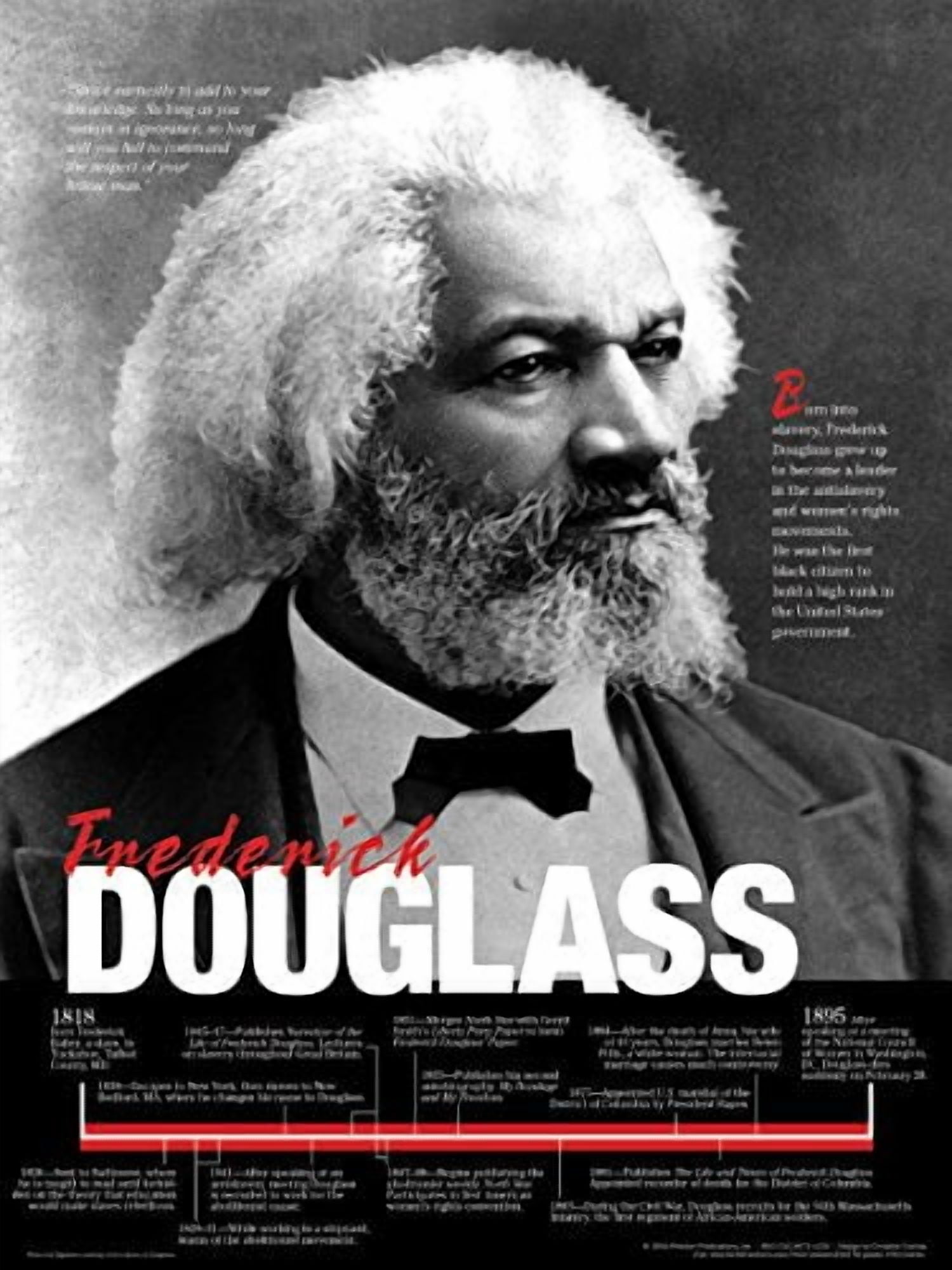 Prakken Publications Frederick Douglass Poster - Walmart.com