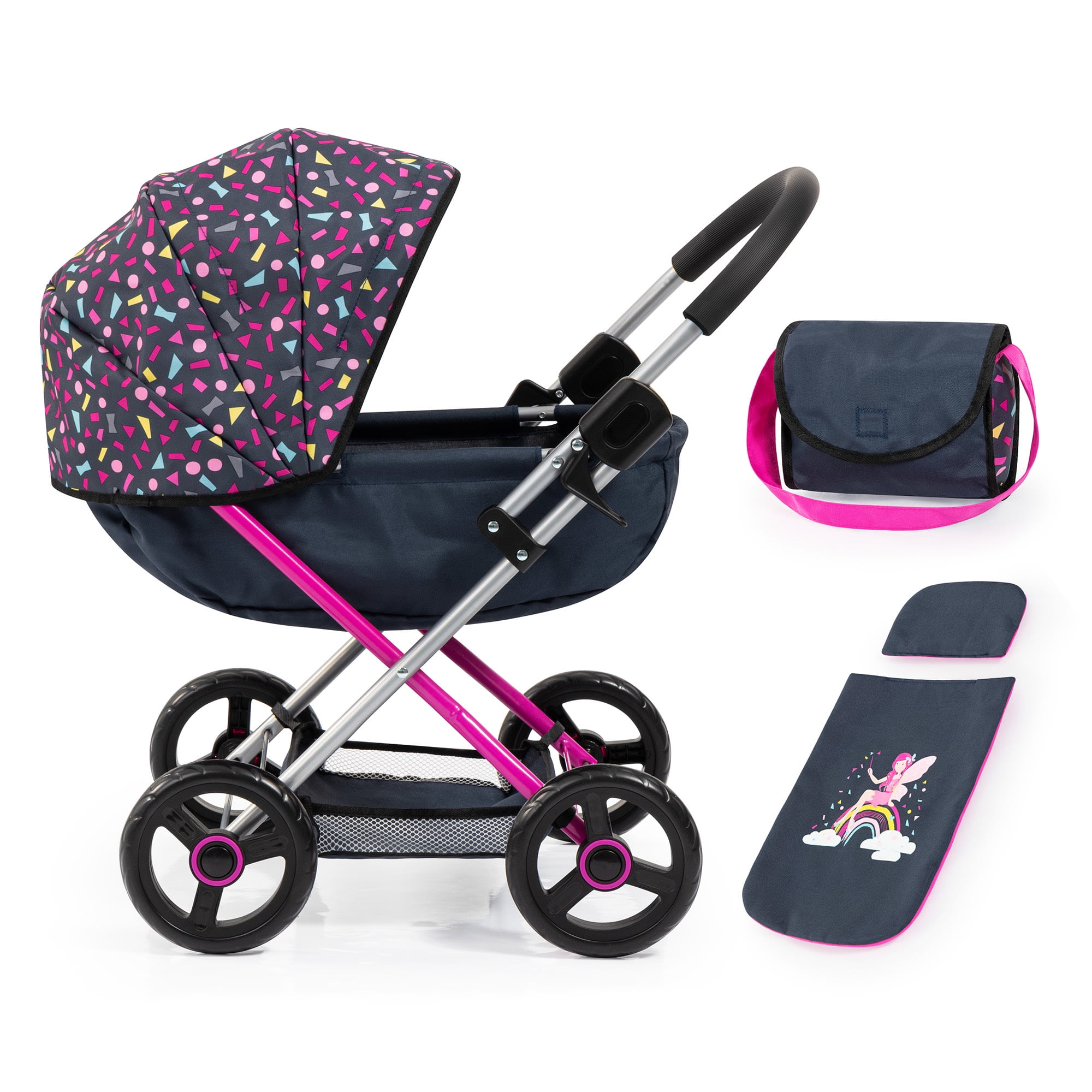 Pram Cosy W/ Shoulder Bag in Navy, Hot Pink, Fairy - Walmart.com