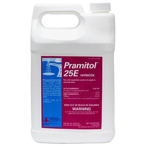 Pramitol 25e Bare Ground Herbicide 1 Gallon Non-selective Herbicide ...