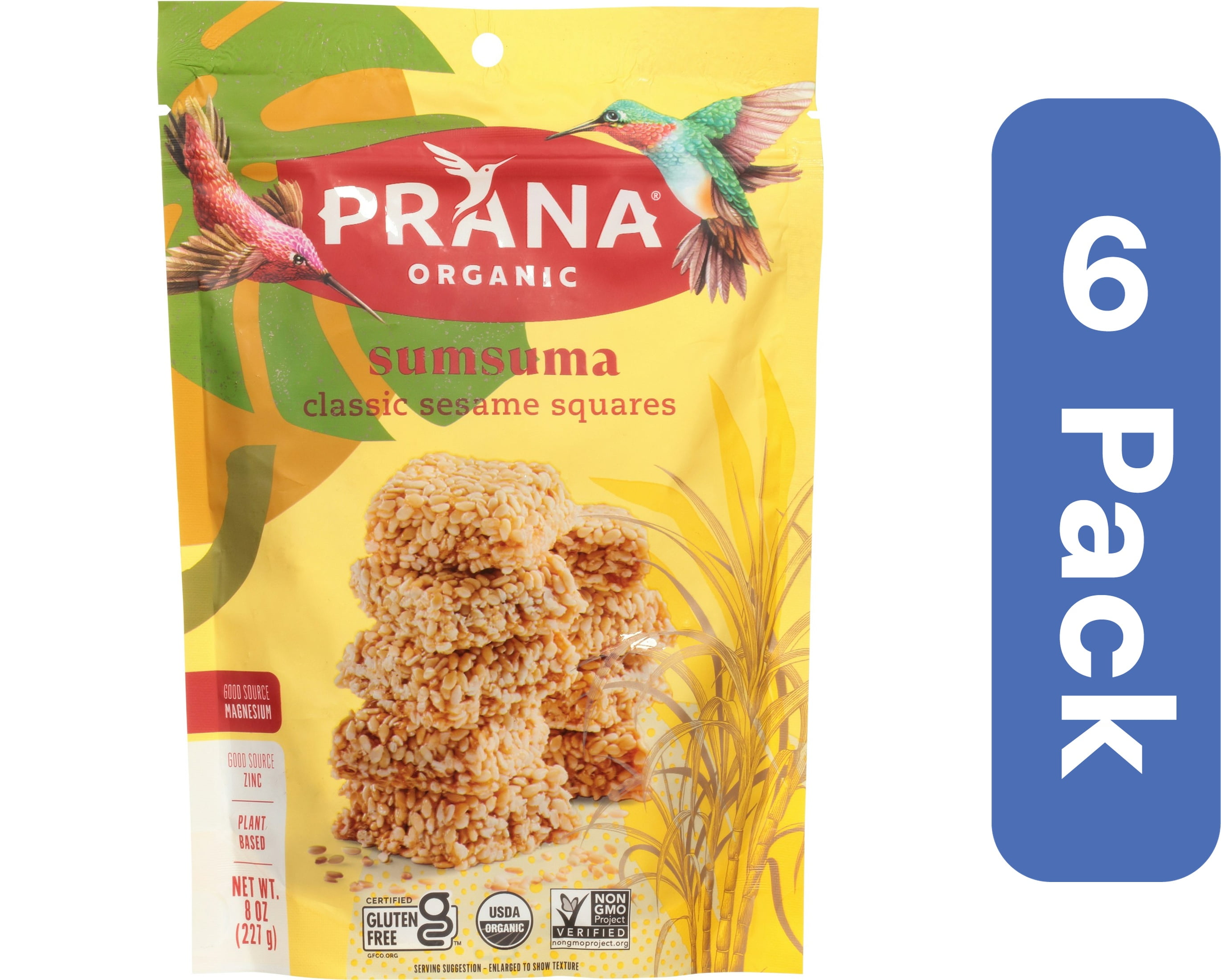 Prana Sesame Square Summa 8 oz (Pack Of 6) - Walmart.com