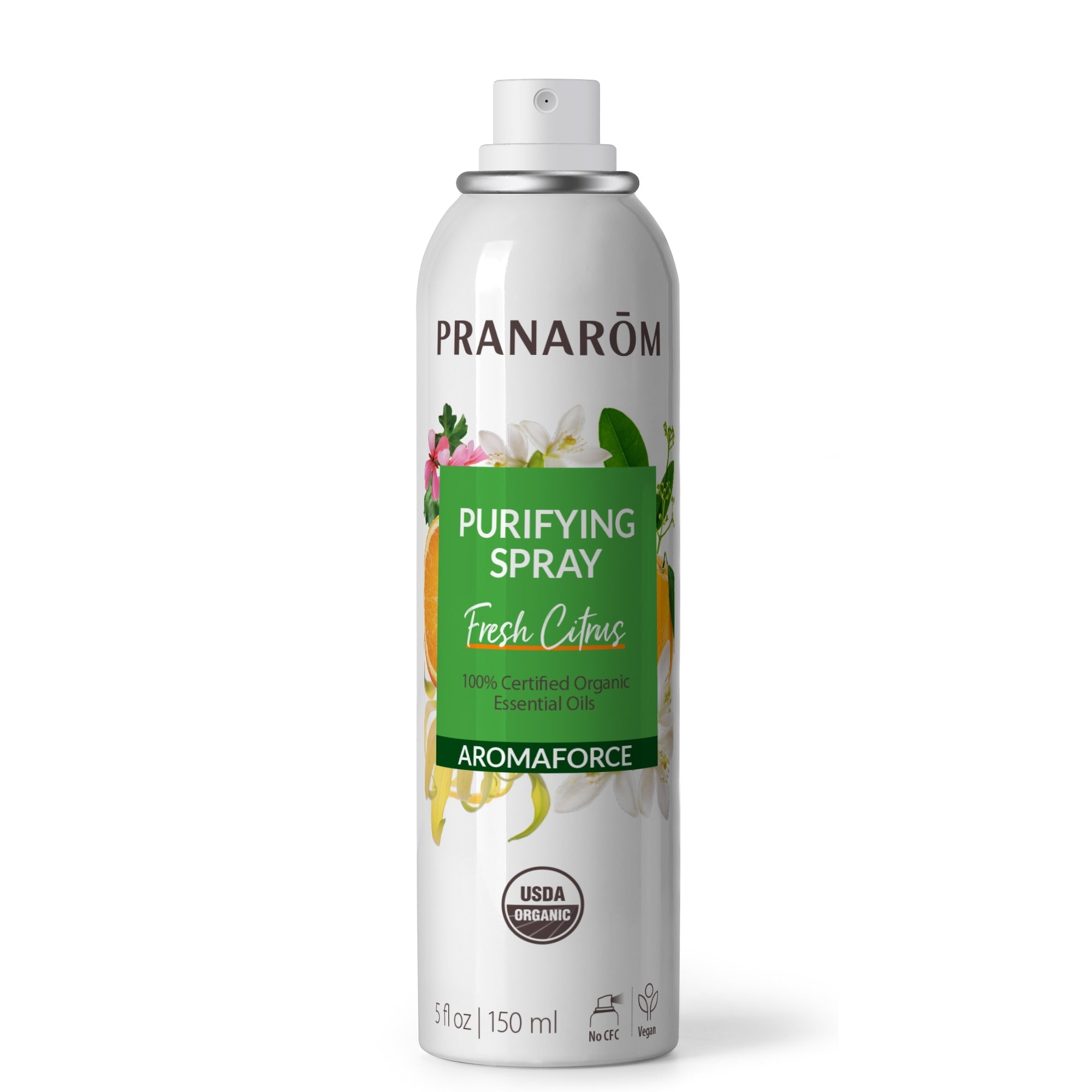 Pranarom Organic Aromaforce Fresh Citrus Purifying Spray, 150 ml ...