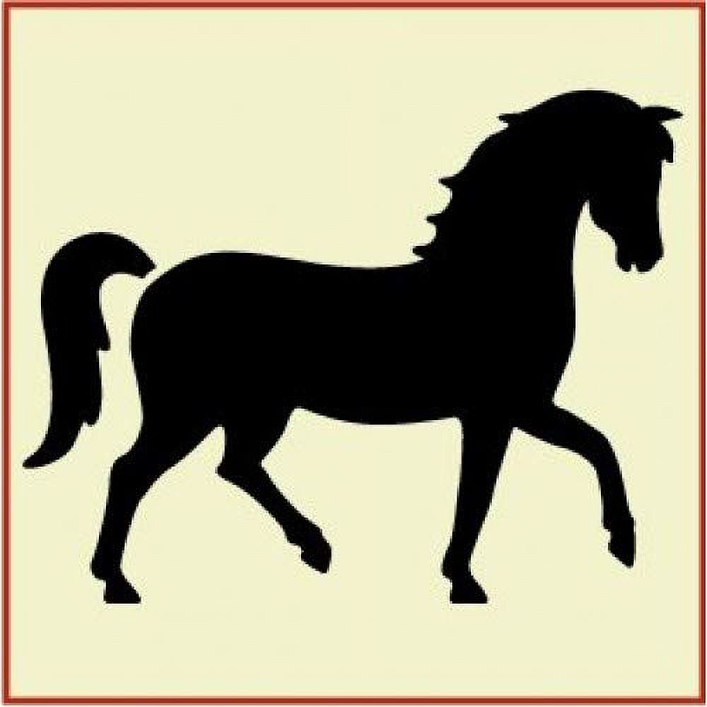 Prancing Horse Stencil - Reusable Mylar Horse Stencil Painting DIY ...