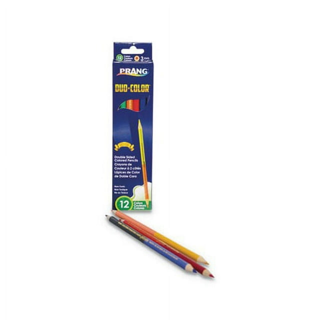 Prang 22106 3 mm Duo Colored Pencil Sets, Assorted Color - Walmart.com