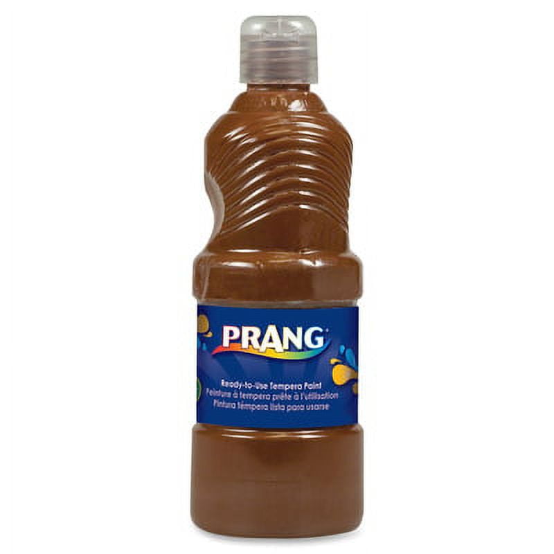 Prang-2PK Ready-To-Use Tempera Paint, Brown, 16 Oz Dispenser-Cap Bottle ...