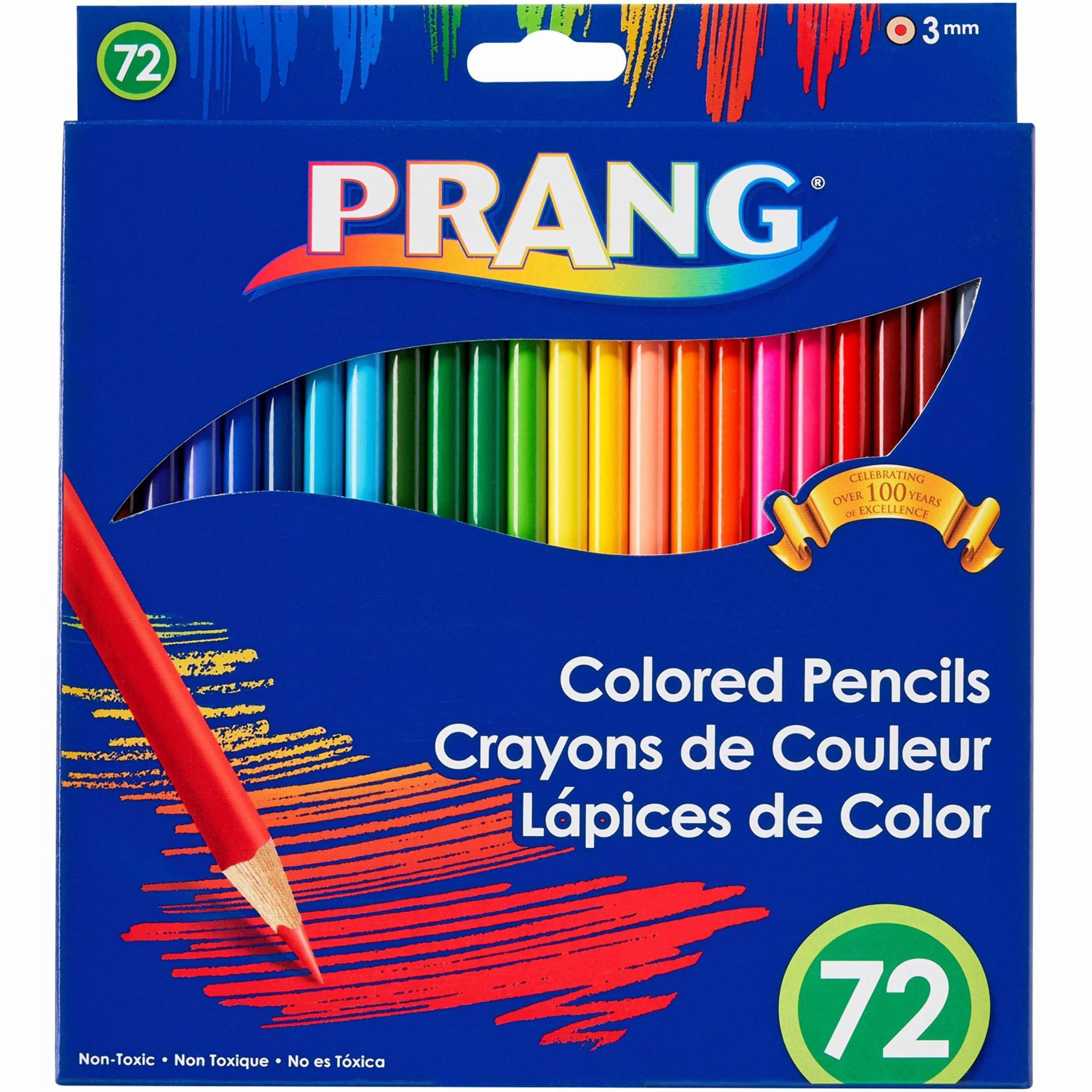 Prang, Colored Pencil, 3.3mm Sharpened, 72 Colors, Made with Real Wood ...