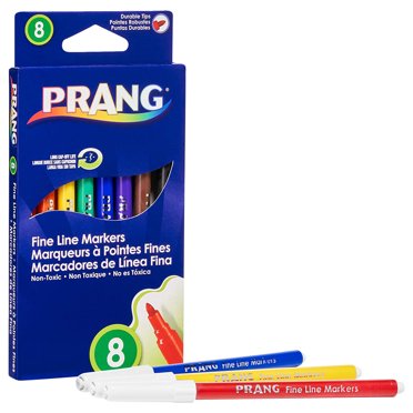 Sargent Art Marker Set, 8-Colors, Broad - Walmart.com