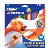 Prang Sketching and Drawing Colored Pencil Set, 50 Vivid and Blendable ...