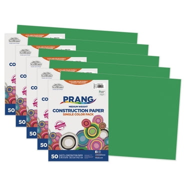 Prang Construction Paper, Medium Weight, Pink, 9" x 12", 50 Sheets Per ...