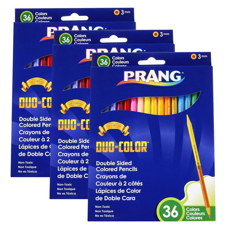 Prang Duo Colored Pencils, 36 Color Set (54 Count) - Walmart.com