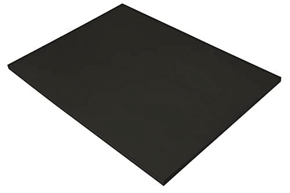 SunWorks Bulk Dark Weight Construction Paper, 58 lbs., 18 x 24, Black ...