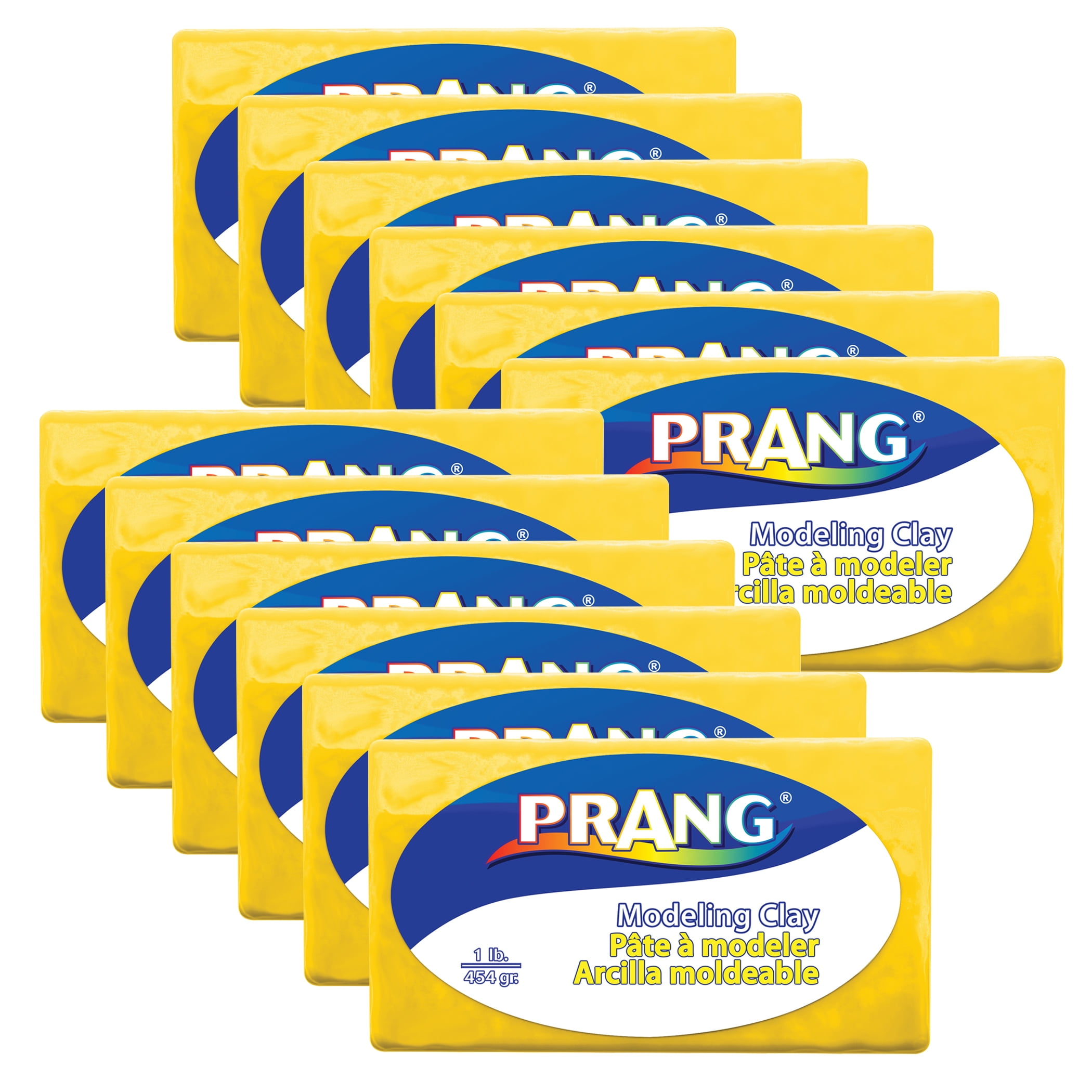Prang Modeling Clay, 1 lb. Per Pack, Yellow, Pack of 12 - Walmart.com