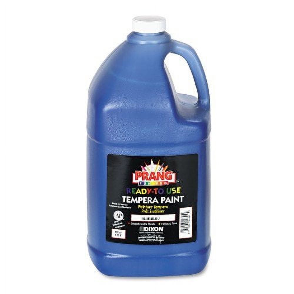 Prang Ready-to-Use Tempera Paint, Blue, 1 gal Bottle (22805) - Walmart.com