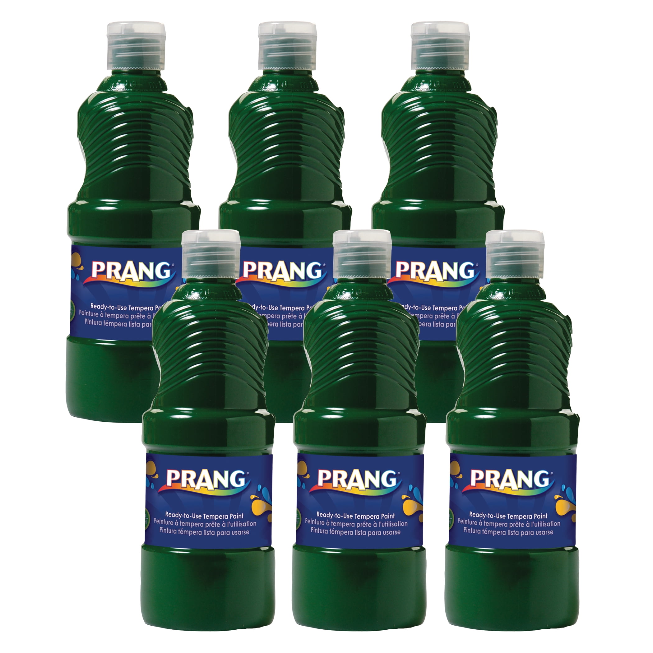 Prang Ready-to-Use Tempera Paint, Green, 16 oz, Pack of 6 - Walmart.com