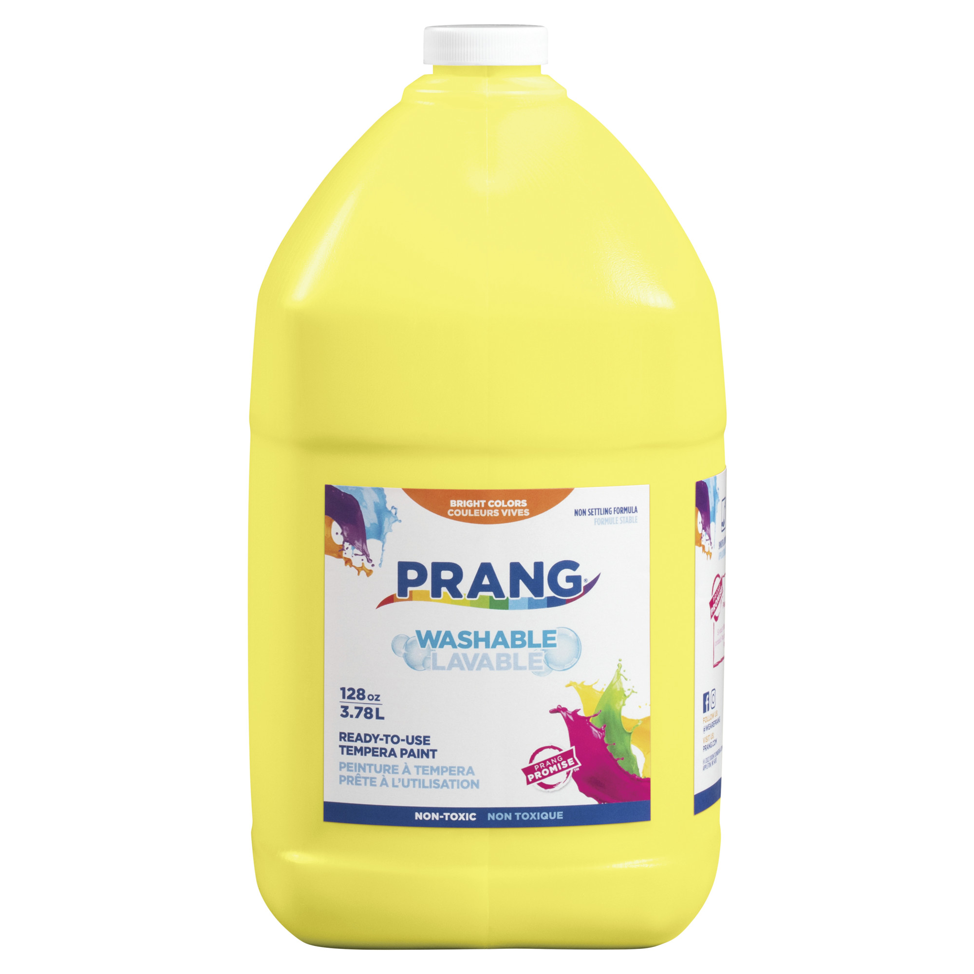 Prang Ready-to-Use Washable Tempera Paint, Gallon, Yellow - Walmart.com
