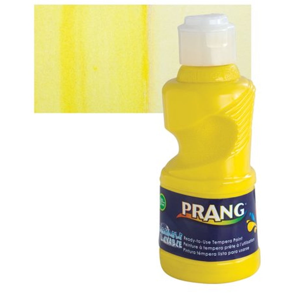 Prang Ready-to-Use Washable Tempera Paints - Yellow (Pack of 32 ...