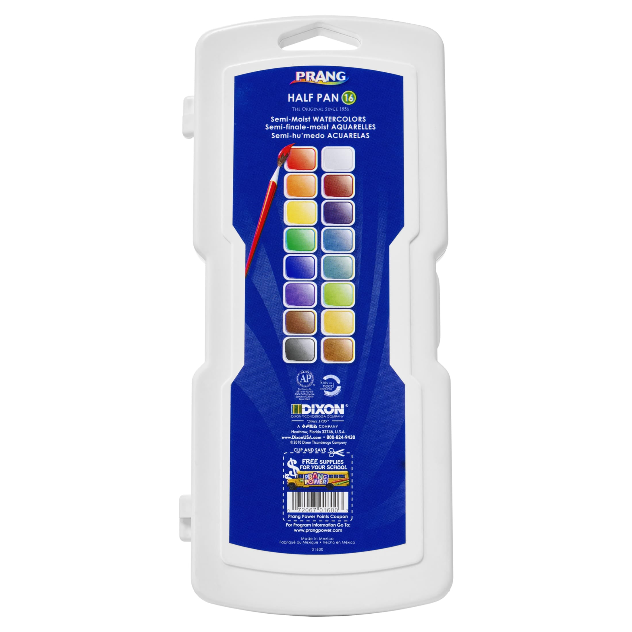 Prang Watercolor Set, 16 Colors - Walmart.com