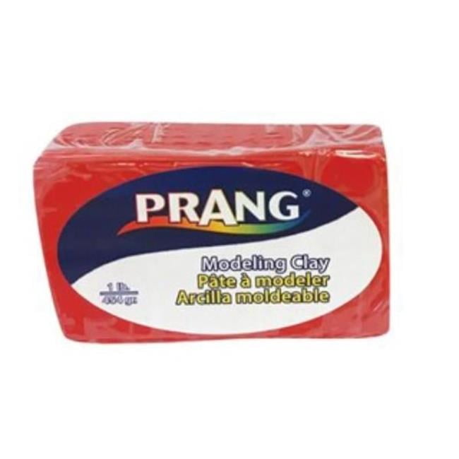 Prang X00781 Non-Hardening Clay Blocks, Red - 1 lbs - Walmart.com