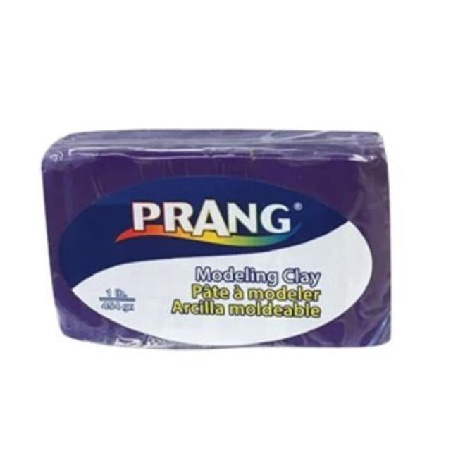 Prang X00786 Non-Hardening Clay Blocks, Violet - 1 lbs - Walmart.com