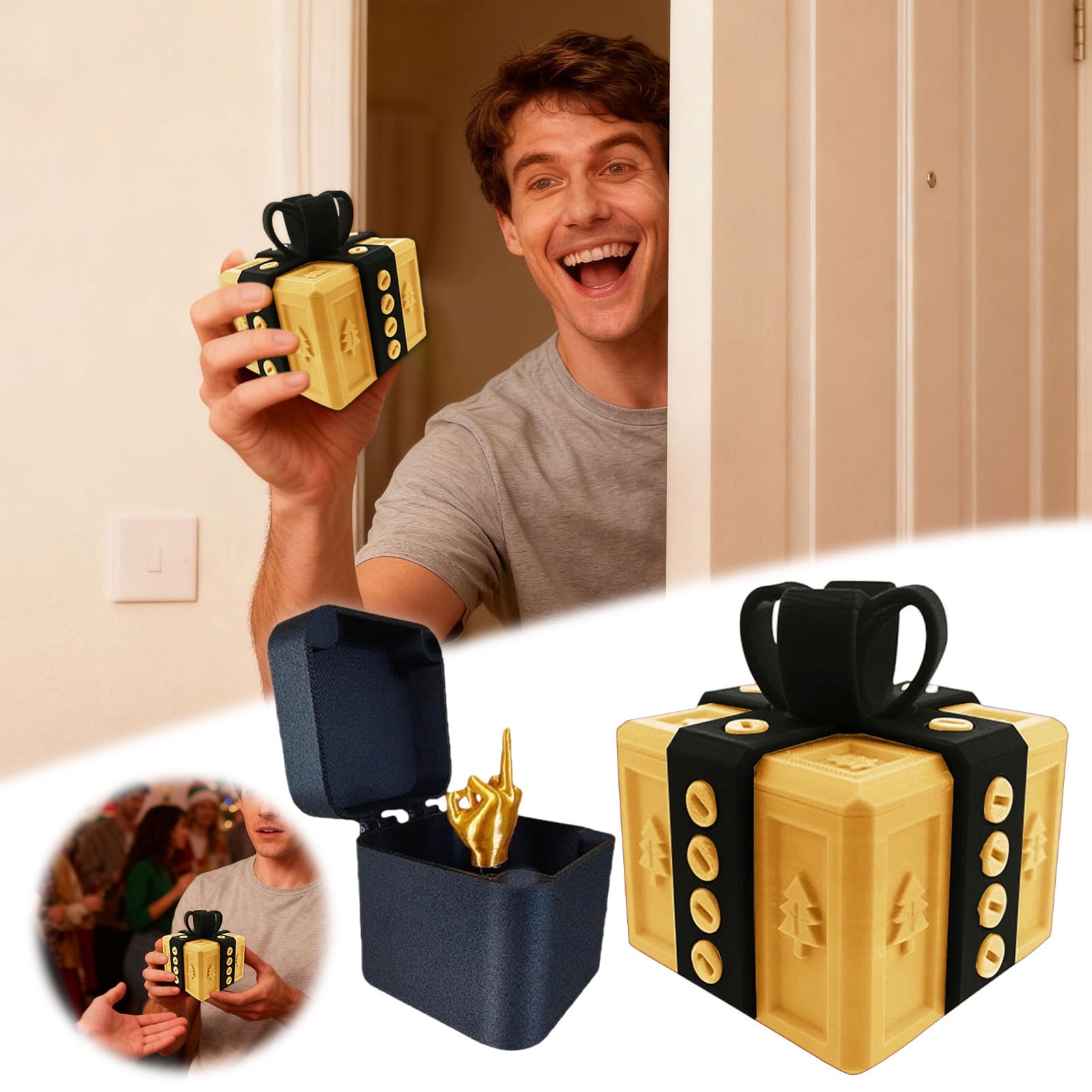 The Prank Box Funny Screw Challenge Gift Box With Finger Surprise ...