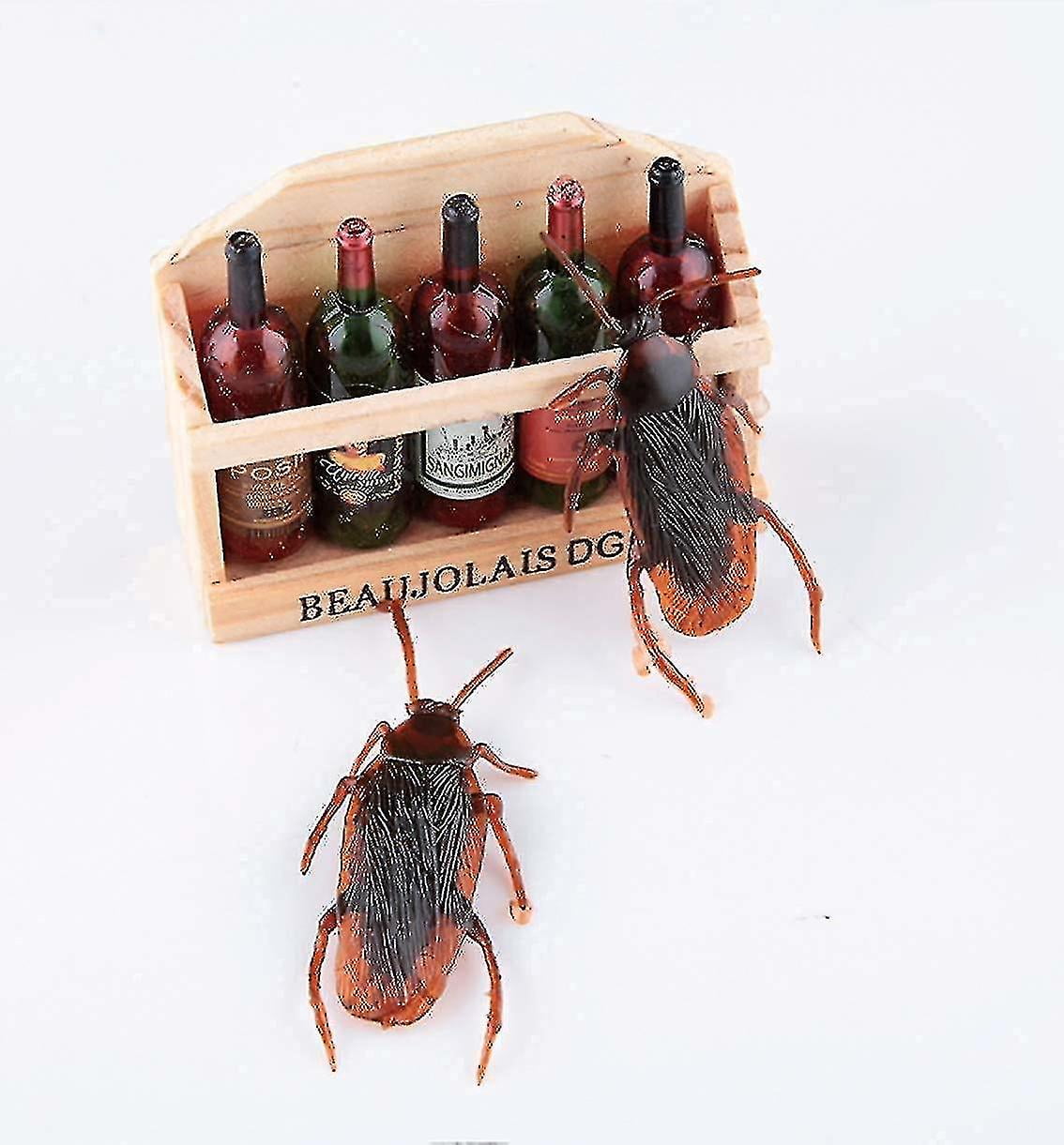 Prank Fake Roaches, Favorite Trick Joke Toys Look Real, Scary Insects ...