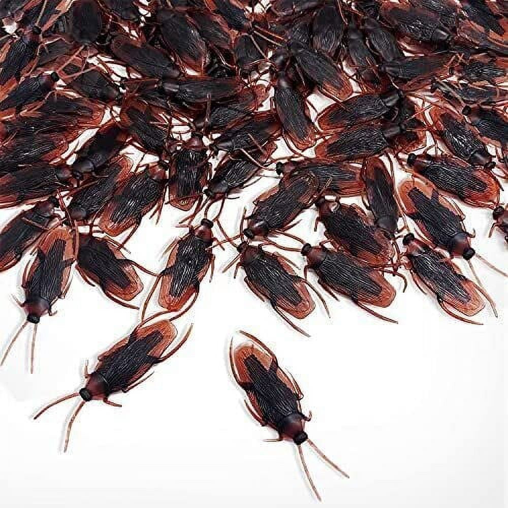 Prank Fake Roaches, Favorite Trick Joke Toys Look Real, Scary Insects Realistic Plastic Bugs ...
