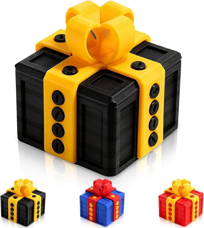 Prank Gift Box with Screws, Surprise Funny 3D Printed Box, 3.14in * 3 ...